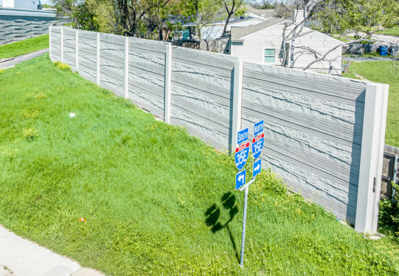 Post and Panel Sound Walls | Precast Concrete Sound Barriers