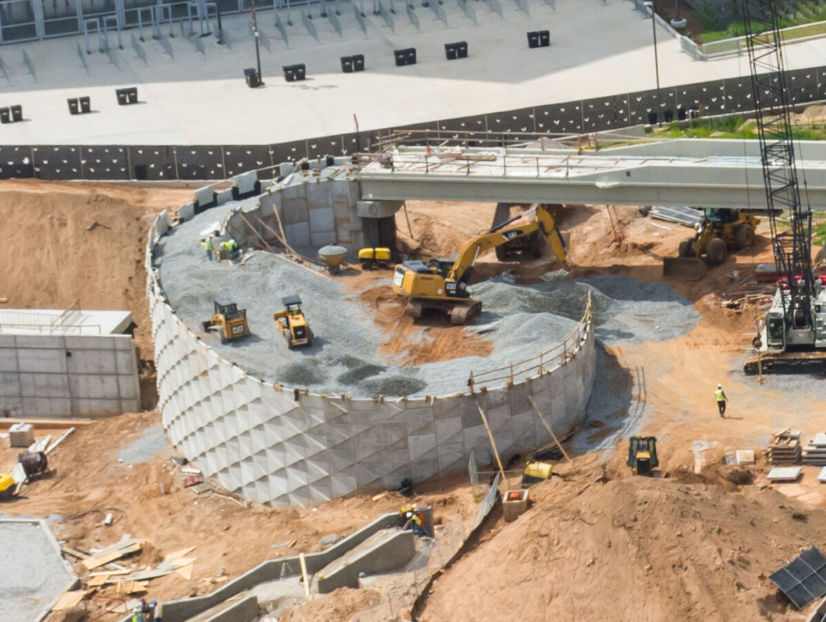 Mercedes-Benz Stadium Northside Drive Pedestrian Bridge
